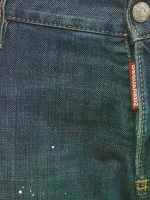 Dsquared2 Distressed Straight-fit Jeans