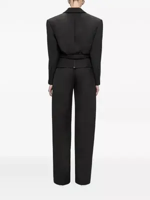 NISSA Cropped Gathered Blazer