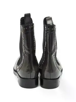 AQUAZZURA Skye Studded Combat Boots