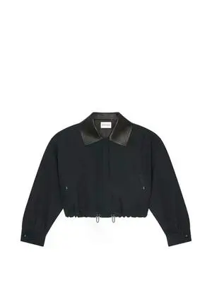 Givenchy Oversized-fit Cropped Jacket - Black