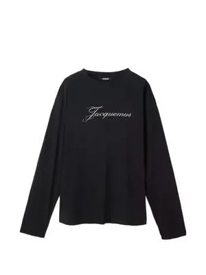 Jacquemus The Long-sleeve T-shirt - Black