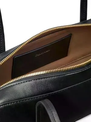 Calvin Klein Calvin Klein Foil Logo-Print Shoulder Bag Black