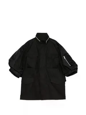 Sacai Multi-pocket Short-sleeve Jacket - Black