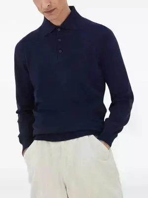 Brunello Cucinelli Cashmere Knit Polo Shirt