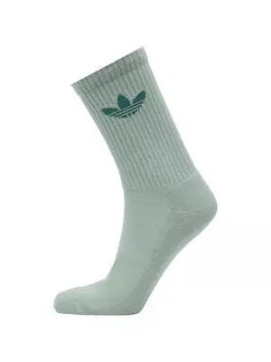 Adidas Trefoil Crew Socks Pack Of Ten - Pink