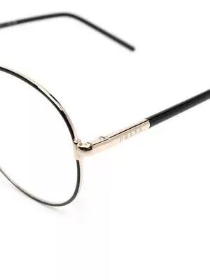 Prada Pr55wv Round-frame Glasses