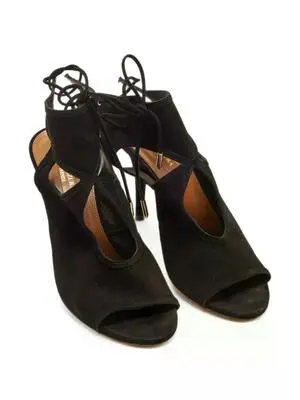AQUAZZURA Sexy Thing Cut-out Sandals - Black