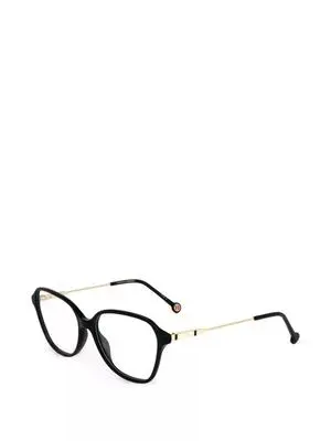 Carolina Herrera Geometric-frame Glasses - Black