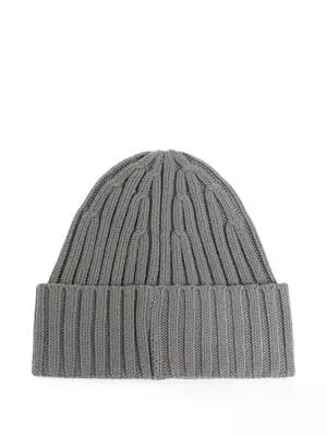 Bogner Cable-knit Ribbed Beanie Hat - Grey