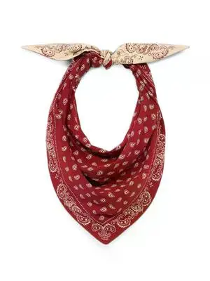 Guest In Residence The Wild Rag Paisley-print Bandana - Red