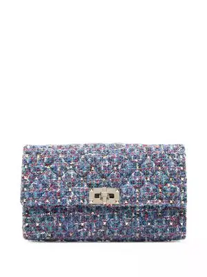 Valentino Garavani Rockstud Spike Tweed Shoulder Bag