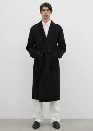 TOTEME Robe Doublé Coat - Black