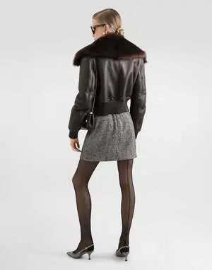 Dolce & Gabbana Wool Mini Skirt