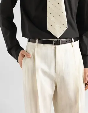 Dolce & Gabbana Pinstriped Wool Trousers
