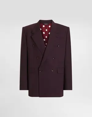 Dolce & Gabbana Palermo Double-breasted Wool Jacket Suits And Blazers Multi-colored - Multicolor