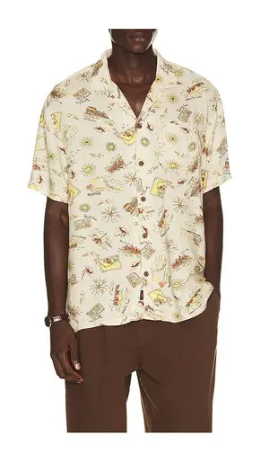 Faherty Brand Short Sleeve Kona Camp Shirt In . Also - Multi