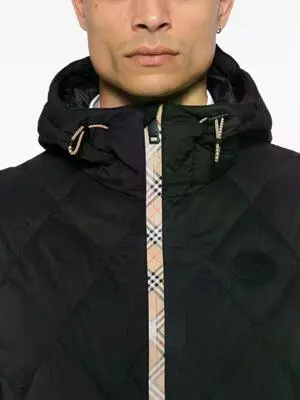 Burberry Quilted Hooded Jacket