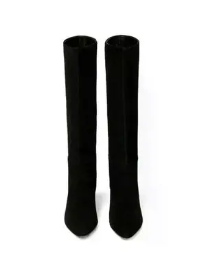 TWINSET High Suede Boots - Black