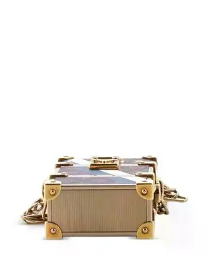 LOUIS VUITTON Monogram Canvas Trunk L'oeil Vintage Clutch Bag