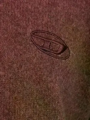 DIESEL® Double-dyed Hoodie In Wool-blend Knit