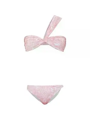 Balmain Printed Lycra Swimsuit - Pink