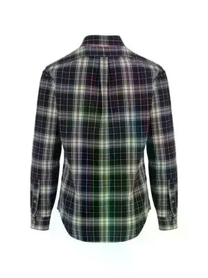 Polo Ralph Lauren Check-print Button-down Shirt - Blue