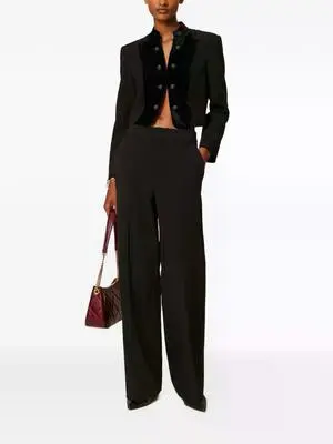 TWINSET Straight-leg Crêpe Trousers