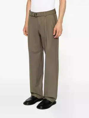 ERALDO Belted Pleated Trousers
