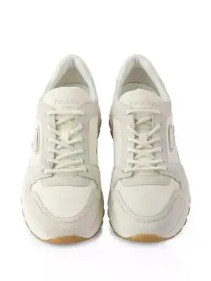 Prada Prax Suede And Re-nylon Sneakers