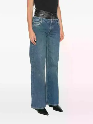 Simkhai Layered-waistband Jeans