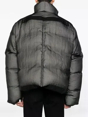 Rick Owens Turtle Funnel-neck Padded Jacket
