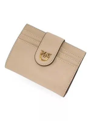 Pinko Small Smooth Leather Wallet With Logo