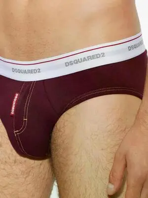 Dsquared2 Cotton Briefs With Logo