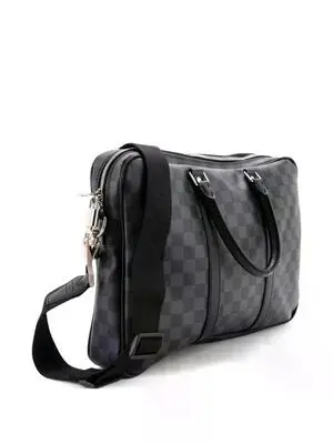 LOUIS VUITTON Porte-documents Voyage Briefcase Damier Graphite Pm - Black