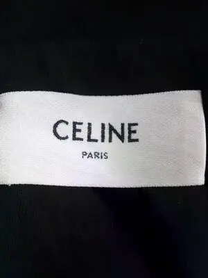 Celine 2018-2026 Cotton Logo Sweat Knotted Shoulder Bag
