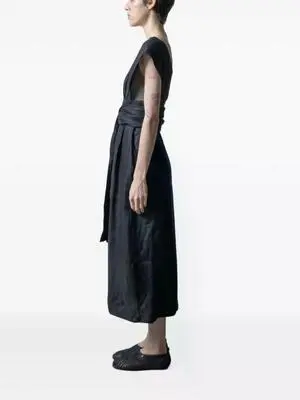 MULLER OF YOSHIOKUBO Button-down Belted Midi Dress