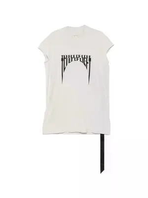 Rick Owens Graphic-print Sleeveless T-shirt - Neutrals