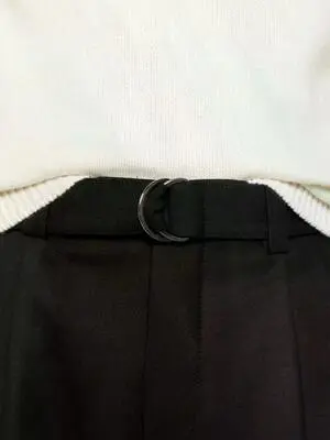 ERALDO Belted Pleated Trousers