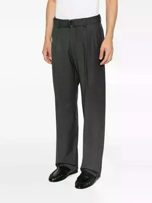ERALDO Belted Pleated Trousers