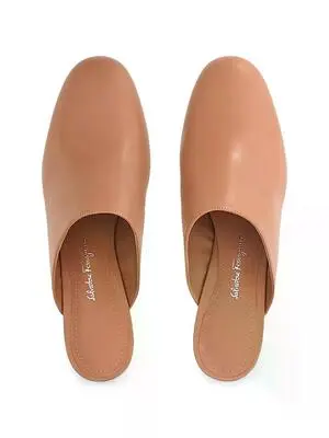 FERRAGAMO Floy Leather Mules