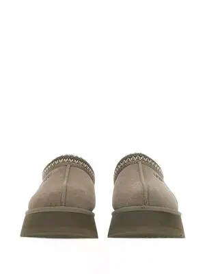 UGG Tazz Ii Embroidered-trim Slippers - Grey