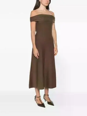Simkhai Camilla Off-shoulder Midi Dress