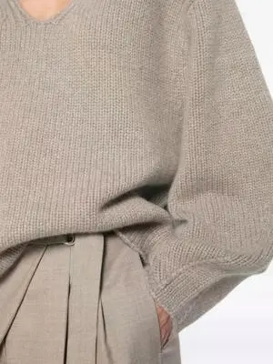 Soft Goat V-neck Knitted Sweater