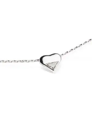 Prada Eternal Gold Nano Heart Diamond Necklace