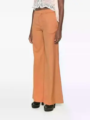 Chloé Belt-loop Pocket Flare Trousers