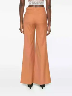 Chloé Belt-loop Pocket Flare Trousers