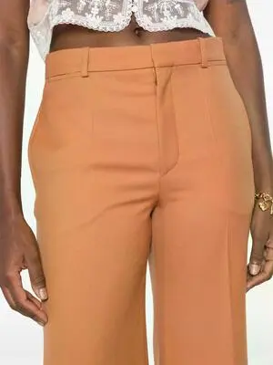 Chloé Belt-loop Pocket Flare Trousers
