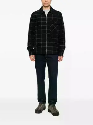 Barbour Check-pattern Zip-up Jacket