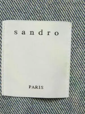 Sandro Embellished Denim Jacket
