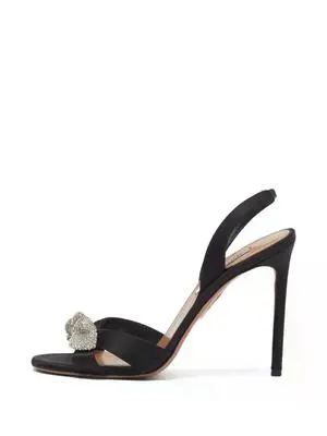 AQUAZZURA Very Bow Slingback Sandals